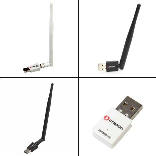 Octagon WLAN Stick USB 2.0 Adapter 150 Mbit/s 300Mbit/s, 8,05