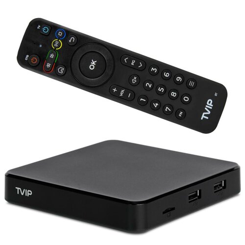 TVIP S-Box v.605 SE 4K UHD Linux IP-Receiver Dual-WiFi, LAN, Bluetoot