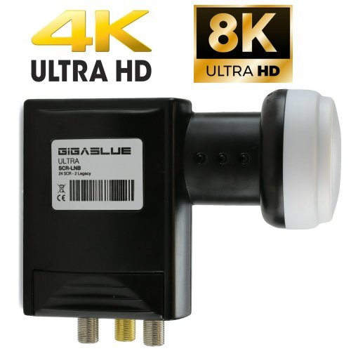 Gigablue Ultra SCR-LNB 24 SCR - 2 Legacy UHD 4K / 8K Unicable LNB 0.2